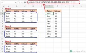 Mastering Excel CHOOSECOLS Function: Custom Data Extraction and ...