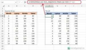 Mastering Excel CHOOSEROWS Function: Select and Extract Rows Like a Pro - Excel Guruji