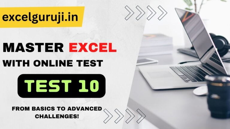 Excel Online Test 10 – Test Your Knowledge of Excel Shortcuts ...