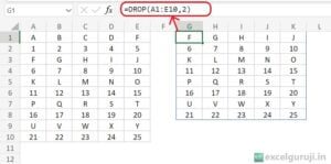 Excel DROP Function: A Comprehensive Guide to Unlocking Excel's ...
