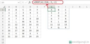 Excel DROP Function: A Comprehensive Guide to Unlocking Excel's ...