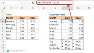 Mastering Excel EXPAND Function: Resizing and Padding Arrays with ...