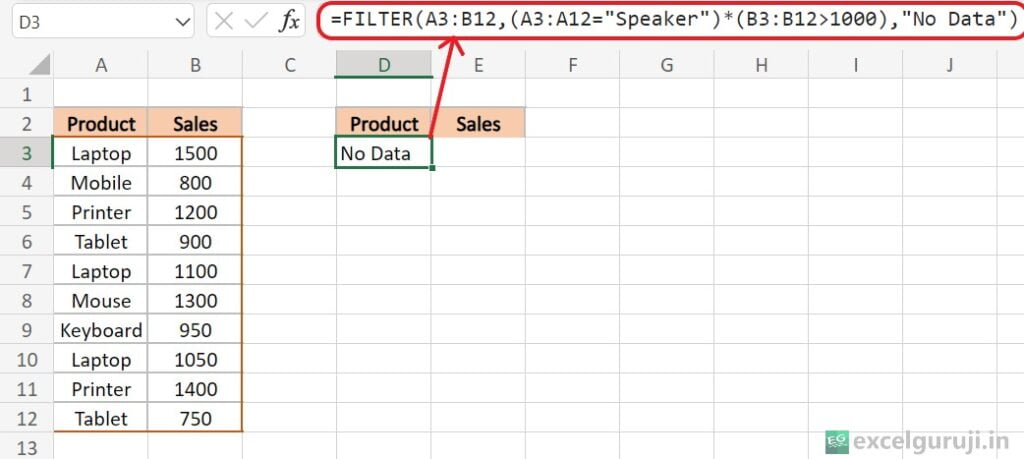 Mastering Excel FILTER Function: A Comprehensive Guide for Data ...